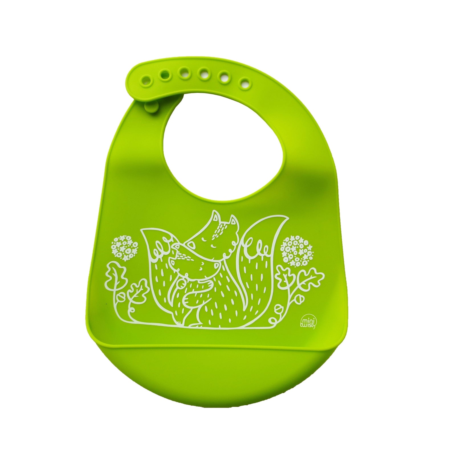 Modern-Twist Mini Twist Bib - Green – Maple House Nutrition Inc.
