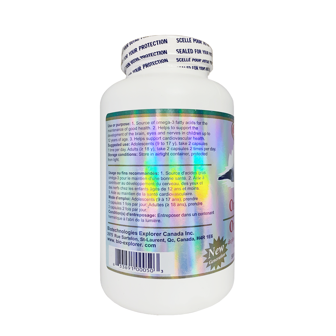BEC Seal Oil 500mg 500 Capsules – Maple House Nutrition Inc.