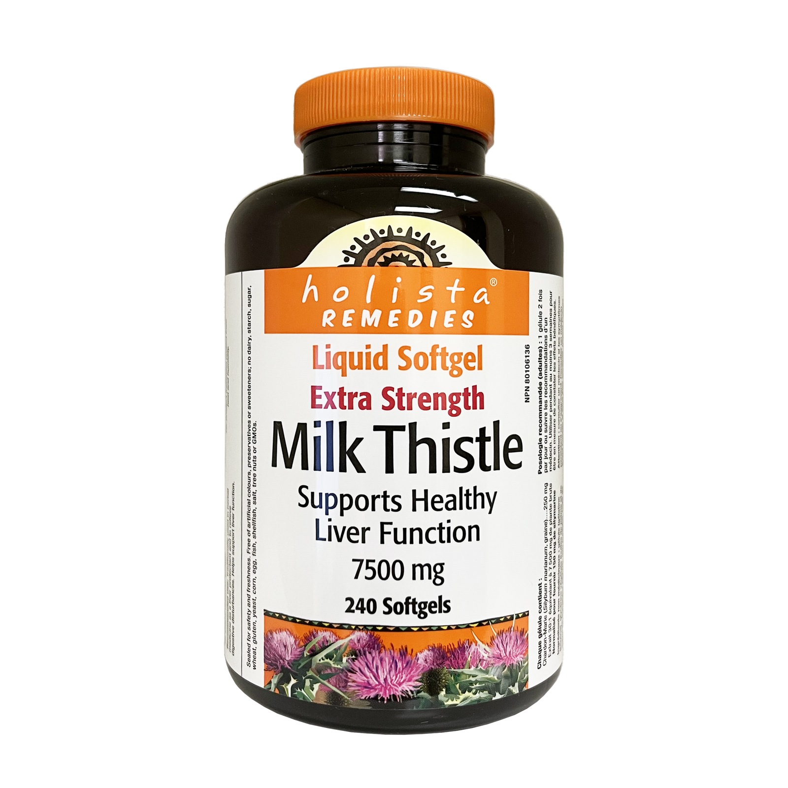 Holista Milk Thistle 7500mg 240 Capsules – Maple House Nutrition Inc.